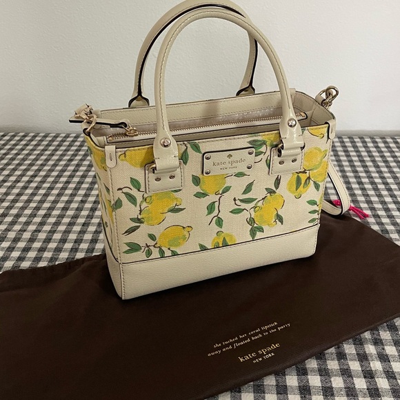kate spade | Bags | Euc Kate Spade Lemon Quinn Satchel | Poshmark